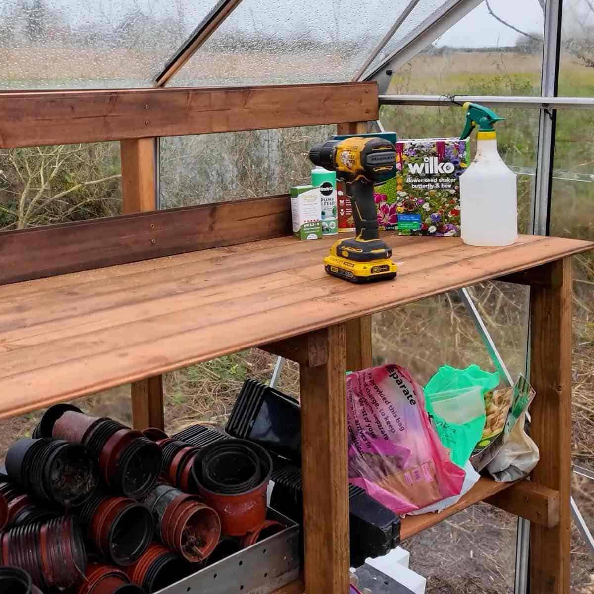 Simple Potting Benches Plans Garden